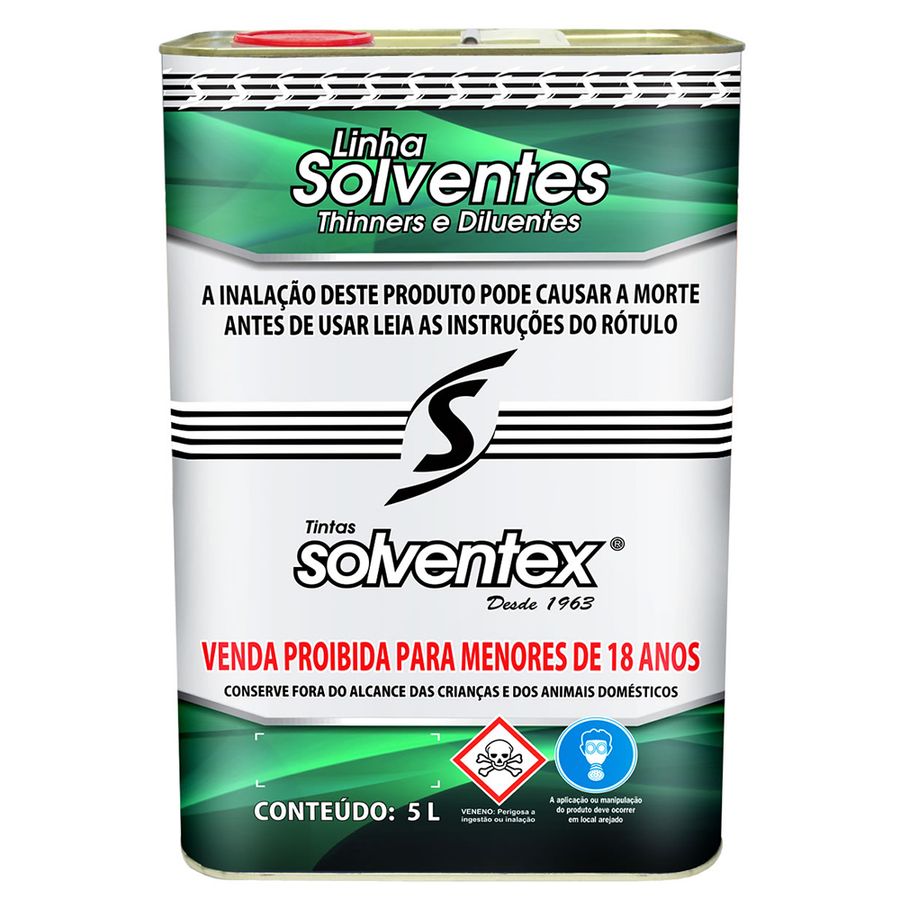 Solvente Solventex Galão - 5 Litros | Gravia - Gravia