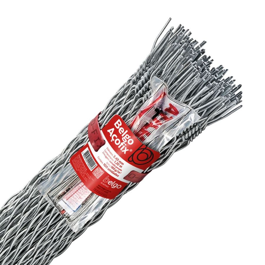 Distanciador Açofix Motto com Atilho - 3,40mm c/100 | Gravia - Gravia